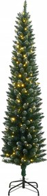 Umělý úzký vánoční stromek se 150 LED 150 cm 3315759