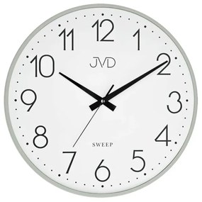 JVD Zelené nástěnné kovové netikající tiché hodiny JVD HK4129.2