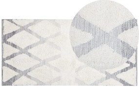 Koberec Shaggy šedý/hnědý 80 x 150 cm PENDIK Beliani