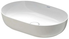 Duravit Luv - Umyvadlo na desku, 60x40 cm, bez přepadu, WonderGliss, bílá/matná šedá 03796023001