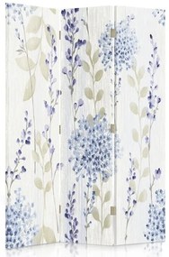 Ozdobný paraván Polní květiny - 110x170 cm, třídílný, klasický paraván