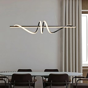 Toolight Závěsné LED osvětlení Modern D24 LHJ023-CP 120 cm černé
