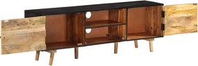 TV stolek 140 x 30 x 46 cm hrubé mangovníkové a akáciové dřevo 338420