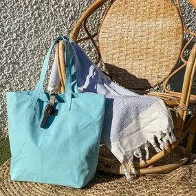 Iris Barcelona Moderní dámská termotaška Natural 15 L světle modrá