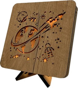 Li-Go "Vesmír" lampa 19x19 cm provedení povrchu: černá s patinou