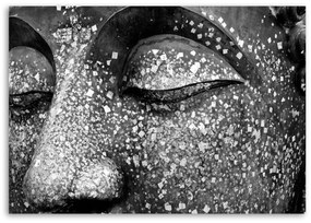 Obraz na plátně, Buddha Zen Spa šedá - 60x40 cm