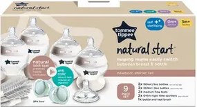 Tommee Tippee Sada kojeneckých lahviček C2N s kartáčem