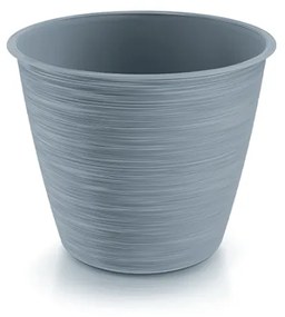 PROSPERPLAST Květináč - FURU, varianta II Průměr: 16,6 cm, Barva: světle šedá