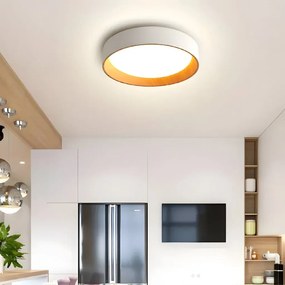 Toolight Rea, Stropní svítidlo G115-C 40CM WOOD, OSW-06381