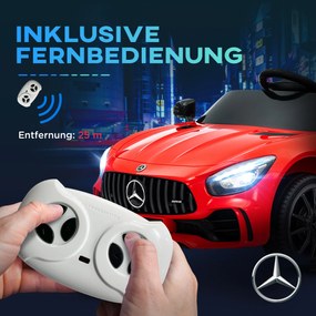 AIYAPLAY dětské elektrické autíčko 12 V dětské autíčko s dálkovým ovládáním 2.4G, USB, MP3, hudba, elektrické autíčko se světly, měkký start, funkce …