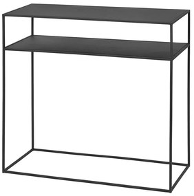 Černý kovový konzolový stolek 35x85 cm Fera – Blomus