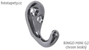 kovový věšák RINGO MINI Varianta: věšák RINGO MINI G2 chrom lesklý