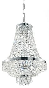 ILUX 041827 Závěsné svítidlo Ideal Lux Caesar SP9 cromo 041827 45cm stříbrné - IDEALLUX