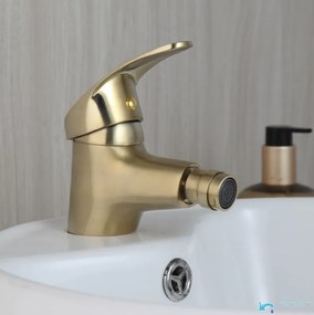Bidetová baterie EYN BBG0953 stojánková v matném zlatém provedení