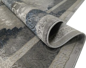BE Koberec Deluxe 9091 NAVY - tmavě modrý obdélníkový Rozměr: 60x100 cm