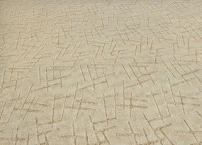 Breno Metrážový koberec NICOSIA 33 (Ultratex), šíře 300 cm, Béžová