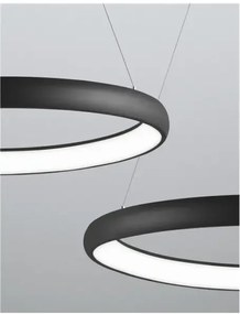 LED lustr Albi 60 černé