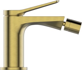 Invena Alonia, bidetová baterie h-128, zlatá matná, INV-BB-70-009-V