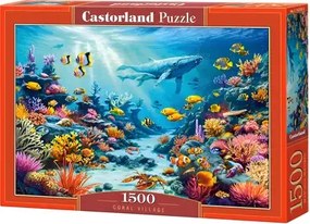 CASTORLAND Puzzle Korálová vesnice / 1500 dílků / 68 x 47 cm