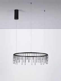 Luxusní lustr Stellar 65 černá