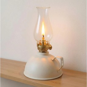 Brilagi - Petrolejová lampa MERLIN bílá