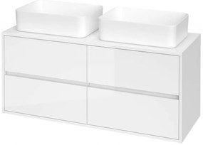 Cersanit Crea, skříňka pod umyvadlo s deskou 120cm, bílá, S931-002