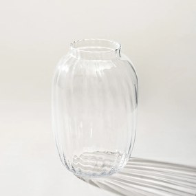 Vase Glass Flow 18x18x28 cm
