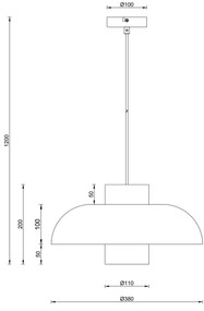 Globo 15755SA - Lustr na lanku LOWE 1xE27/60W/230V
