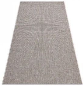 Dywany Luszczow Kusový koberec SIZAL FLOORLUX 20580 hladký, jednobarevný - stříbrný / černý Rozměr koberce: 140 x 200 cm