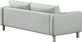 Potah na pohovku IKEA  Karlstad 3-místná, nerozkládací, krátký barva modrá látka pletený vzor