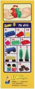 LORI Stavebnice 5 / 76 dílků / plast / od 3 let