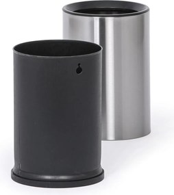 Odpadkový koš 10 l, stříbrný