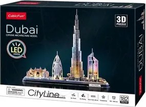 CubicFun Puzzle 3D Dubai / 182 dílů / od 8 let