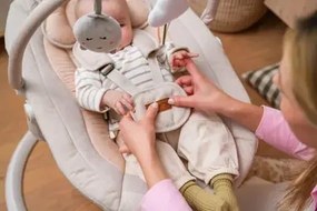 MoMi PEARL Elektrické houpátko šedé