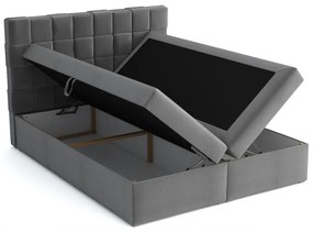 Kontinentální postel Kinec Box, Rozměr postele: 140 x 200 cm, Potah: Kronos 19