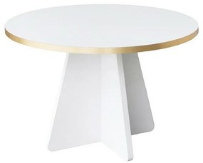 Konferenční stolek Mushroom Gold and White