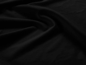Třímístná pohovka pauline 228 cm samet černá MUZZA