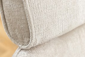 Designová otočná židle Parthenia béžová