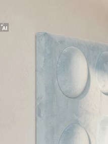 Sinsay - Sametový čalouněný panel ve tvaru kostky - modrá