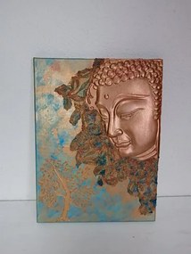 Obraz Budha hledící, ruční malba, 40x30 cm