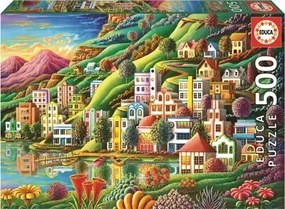 EDUCA Puzzle Skrytý přístav / 500 dílků / od 11 let