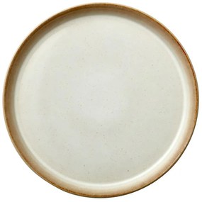 Bitz, Mělký talíř 27 cm Cream/Cream | krémová