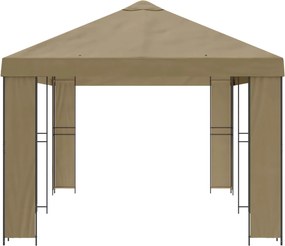 Zahradní altán 6 x 3 m Béžová Polyester a ocel 190 gsm 3376007