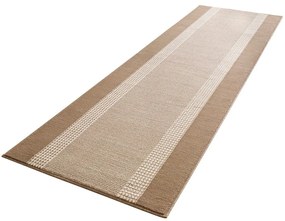Béžovo-hnědý běhoun Hanse Home Basic, 80 x 300 cm