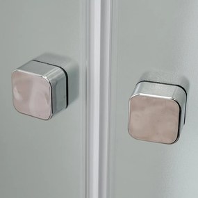 Čtvrtkruhový sprchový box NOVA 90 cm Brillant Sklo MATT GLASS 4000943
