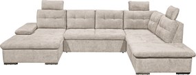 XXXLutz SEDACÍ SOUPRAVA, textil, šedobéžová Livetastic - Sedací soupravy - 002220057603