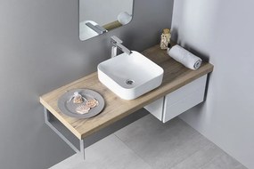 Sapho, PRATA keramické umyvadlo 39,5x14,5x39,5 cm, na desku, AR423