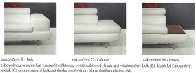 Elegantní sektorová sedací souprava ASPEN český výrobek