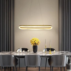 Závěsné LED svítidlo Preciosa, 1x LED 45w, 4000k, g