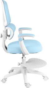 Dětská otočná židle Neoseat JUNI 023 — látka, pratelný potah, modrá